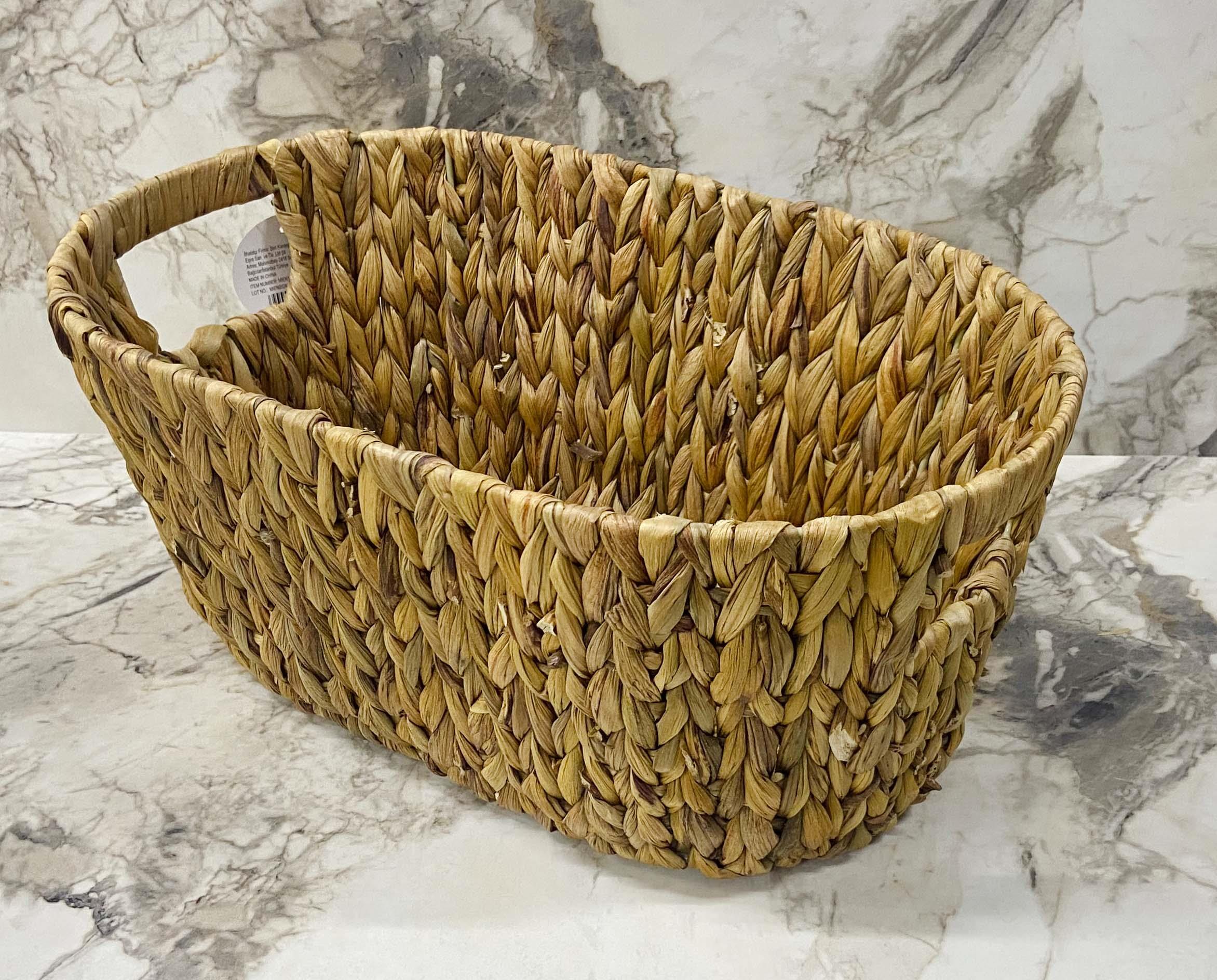 Hasır Sele Oval Çok Amaçlı Sepet Küçük Boy – Hanedan AVM